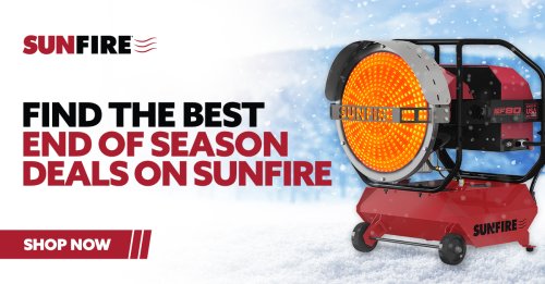 Sunfire 150 Radiant Heater | Portable Diesel Heater