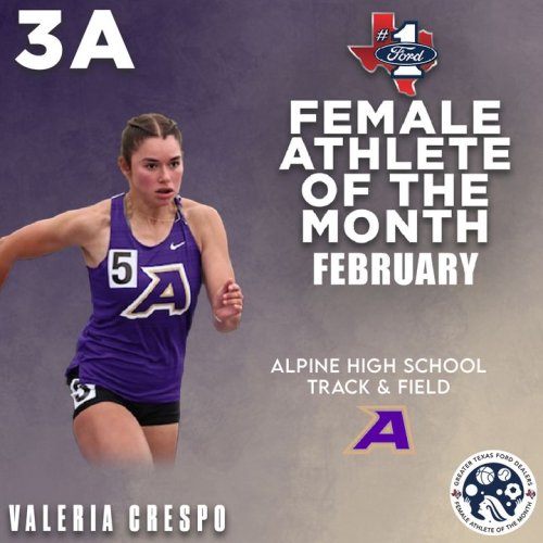 Ford Female Athlete of the Month