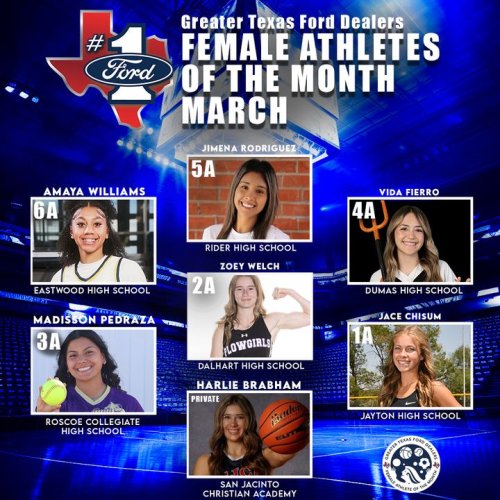 Ford Female Athlete of the Month
