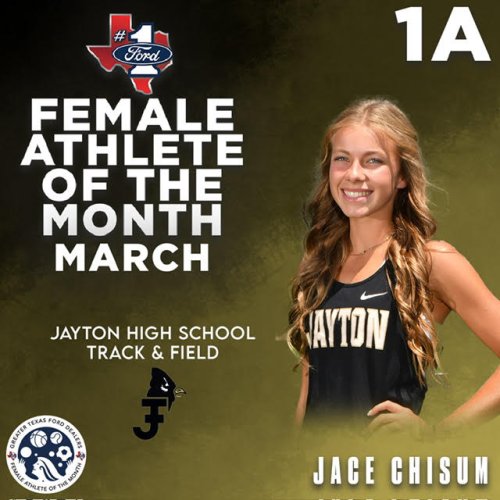 Ford Female Athlete of the Month