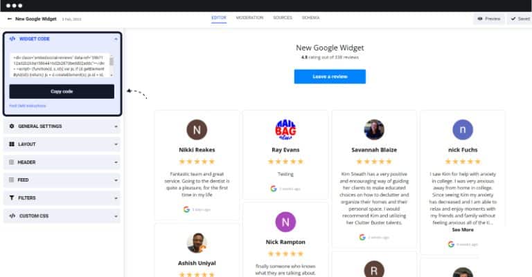 How to Embed Google Reviews Widget on Any Website