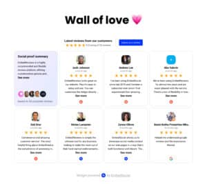 How to Create a Testimonial Wall of Love and Embed on a Website?