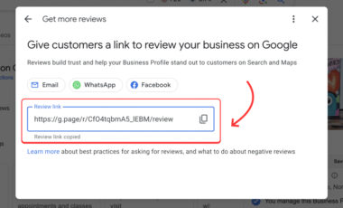 How To Get & Share A Google Review Link? + Free Badges
