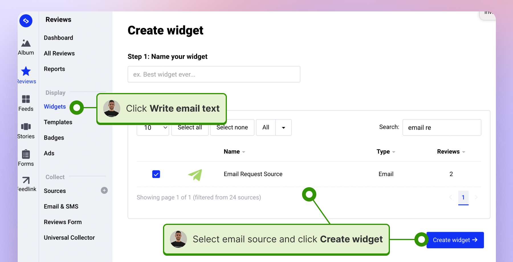Collect Customer Testimonials Via Email Automation - EmbedSocial