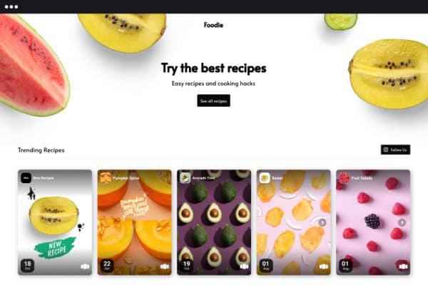 New Instagram Story Widgets for any Website: Templates and Demos