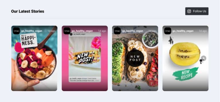 New Instagram Story Widgets for any Website: Templates and Demos
