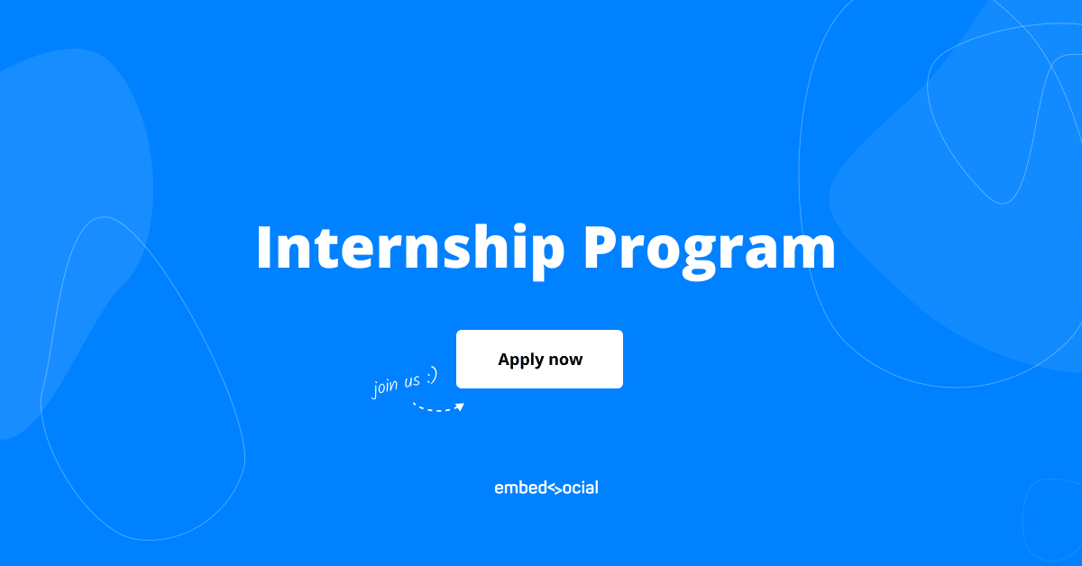 Paid Frontend Internship - EmbedSocial