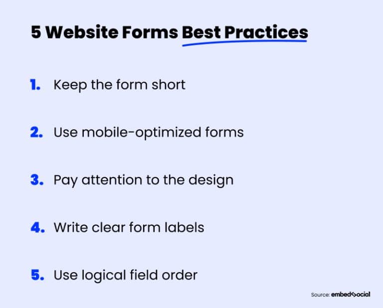 5 Free Website Forms For Any Small Business