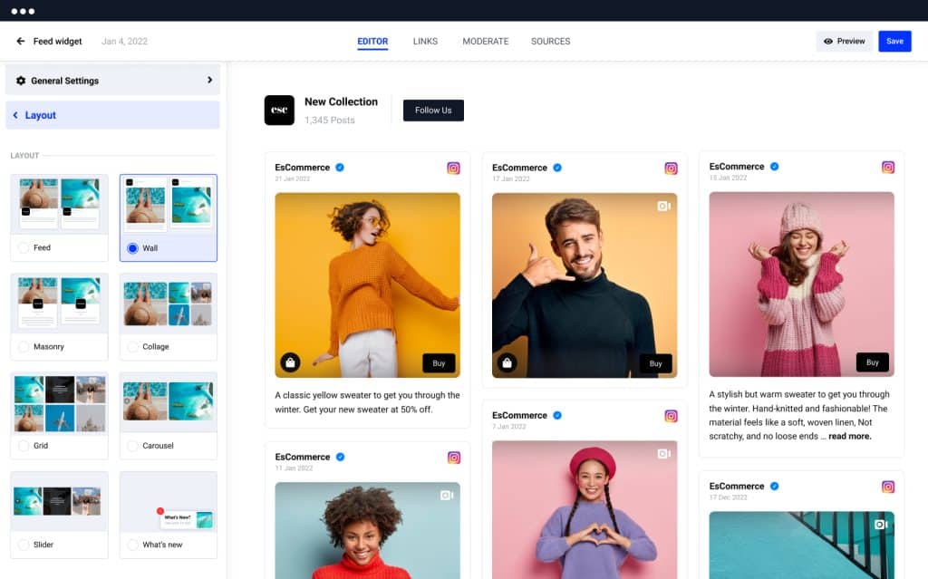 Instagram Feed Widget For Shopify Shops EmbedSocial Instagram Feed Widget For Shopify Shops EmbedSocial