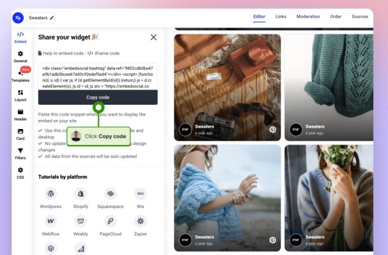 How To Embed Pinterest Board On Your Website In Seconds? - EmbedSocial