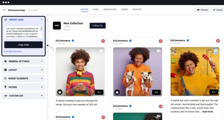 Examples of Social Media Feeds for Any Website - EmbedSocial