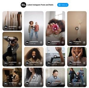 30 Best Instagram Walls for Websites + Real Examples