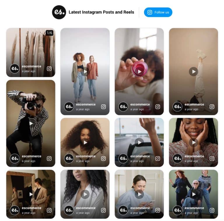 30 Best Instagram Walls for Websites + Real Examples