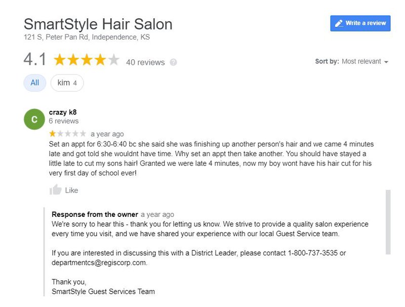 Google Review Response Template