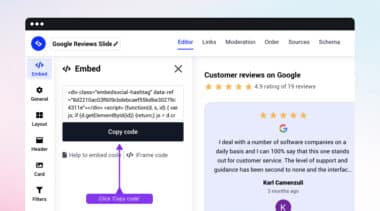 How to Embed Google Reviews on Any Website? - EmbedSocial