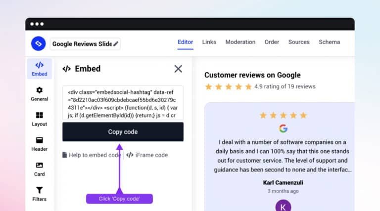 How to Embed Google Reviews on Any Website? - EmbedSocial