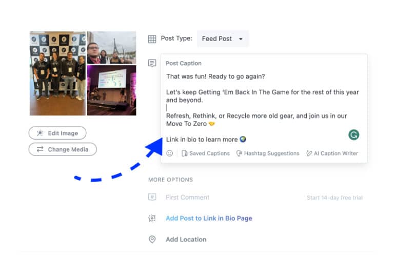 How to Add Spaces in Instagram Captions and Bios - EmbedSocial