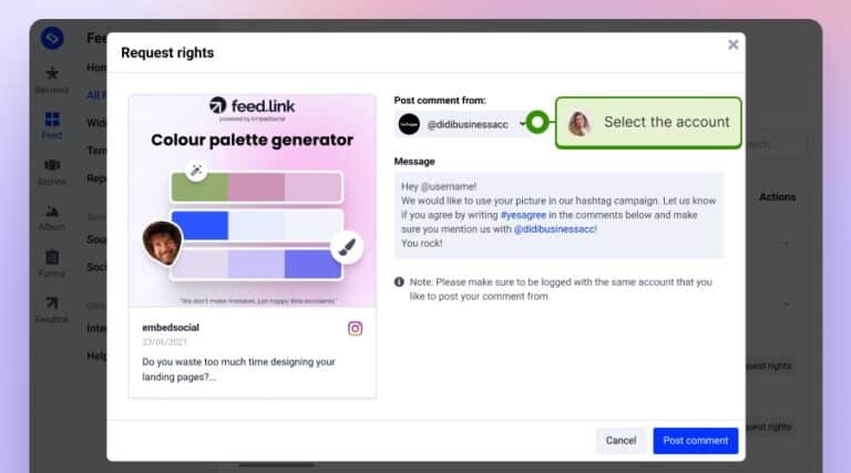 UGC Rights Management: How to Request Image Usage in 2025? - EmbedSocial