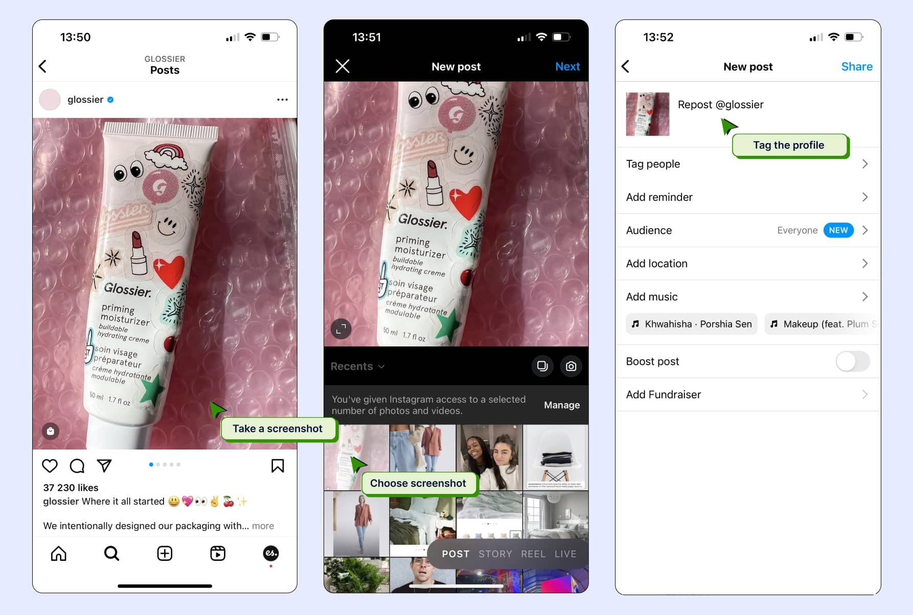 How to Repost on Instagram (Posts, Stories, Reels) and to Your Website ...