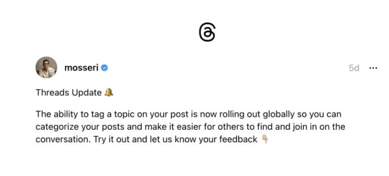 Topic Tags on Threads: Everything Brands Need to Know - EmbedSocial
