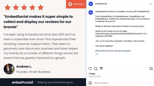 How to Create Testimonial Images for Social Media Automatically ...