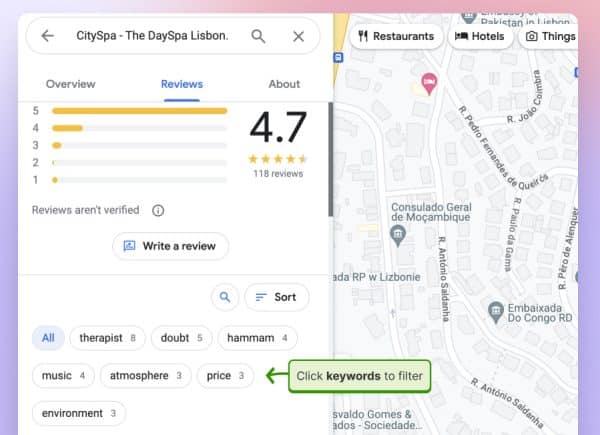 How to Search Google Reviews by Keyword for Insights in 2026