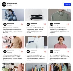 30 Best Instagram Walls for Websites + Real Examples