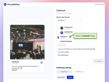 How to Schedule Linkedin Posts With Ease in 2025 - EmbedSocial
