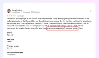 30 Restaurant Reviews Examples and Best Practices for Reputation Management