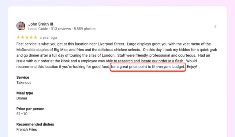 30 Restaurant Reviews Examples and Best Practices for Reputation Management