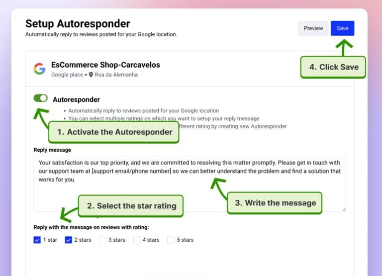 How to Set Up a Google Review Autoresponder for Multi-Location Businesses