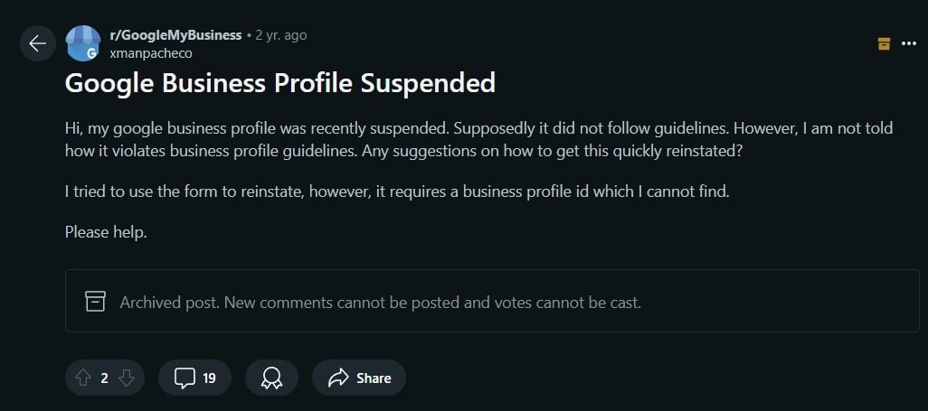 Google Business Profile Suspended? Check Out This 6-Step Fix!