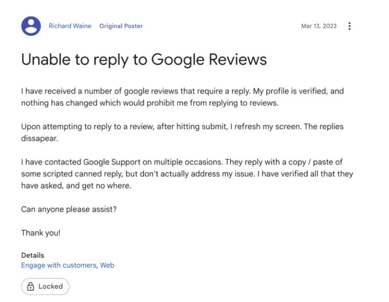 Unable to Reply to Google Reviews? Try These Solutions | EmbedSocial
