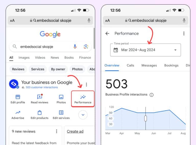How to Use Google Business Profile Insights? Step By Step | EmbedSocial