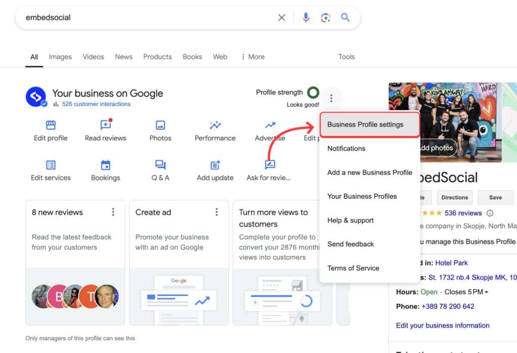 How to Add & Remove Users From Your Google Business Profile? - EmbedSocial