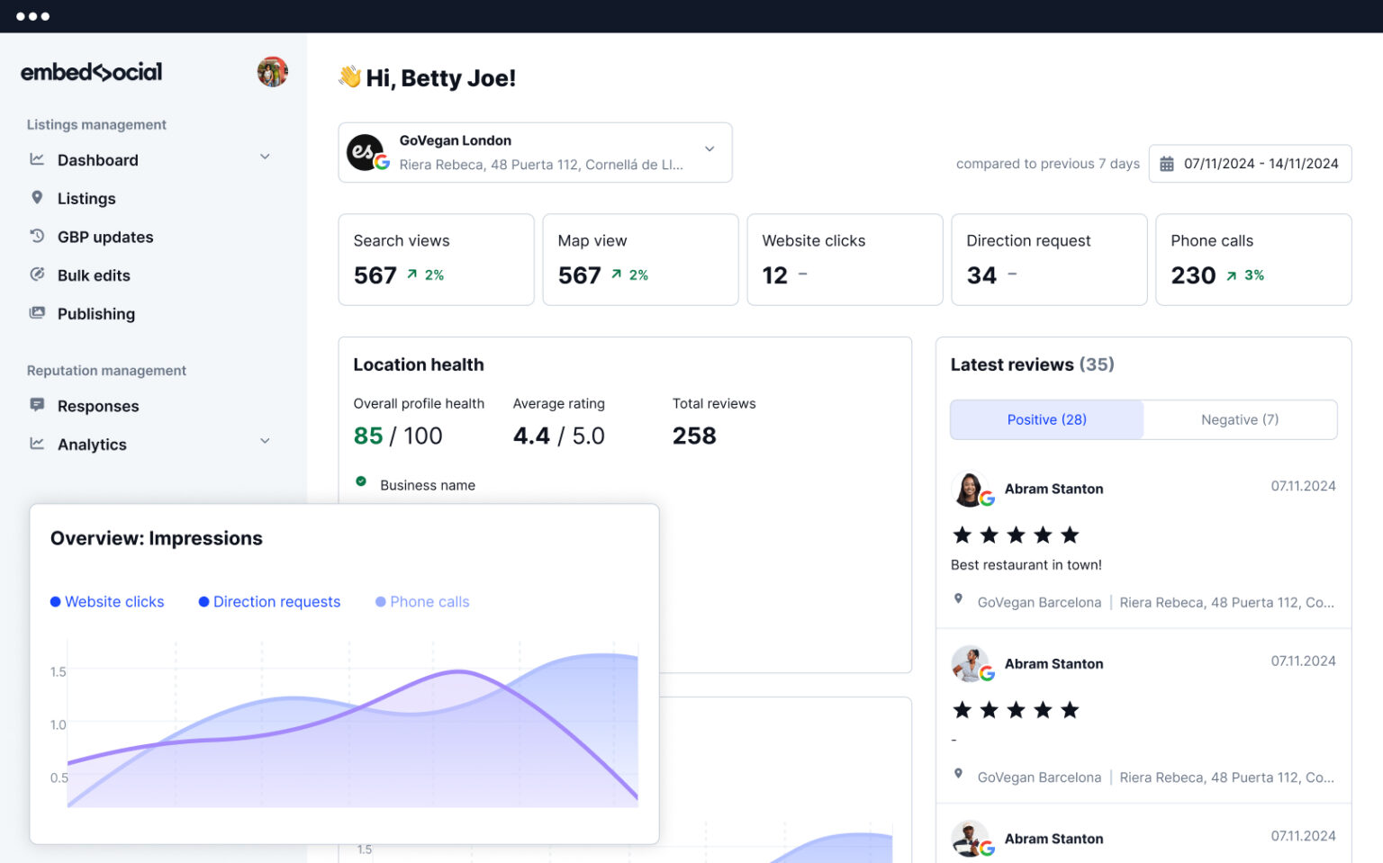 How to Manage Google Reviews for Multiple Business Locations? - EmbedSocial