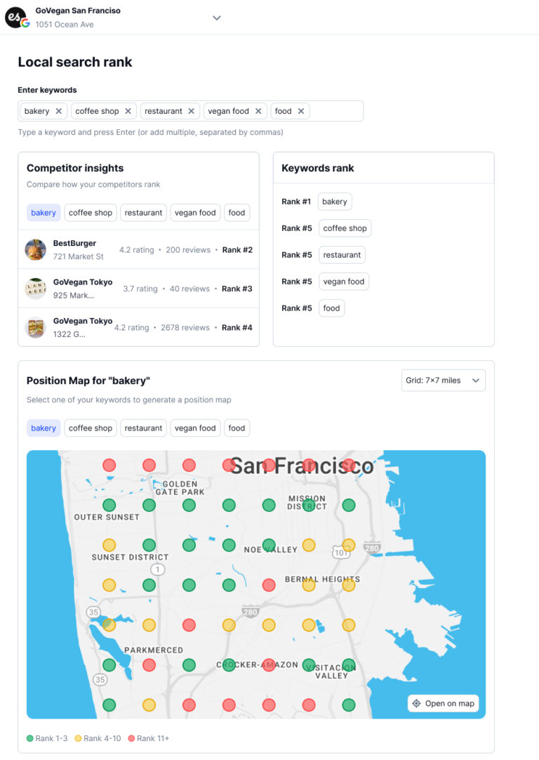 Local SEO Heatmap: Compare With Competitors & Rank Higher