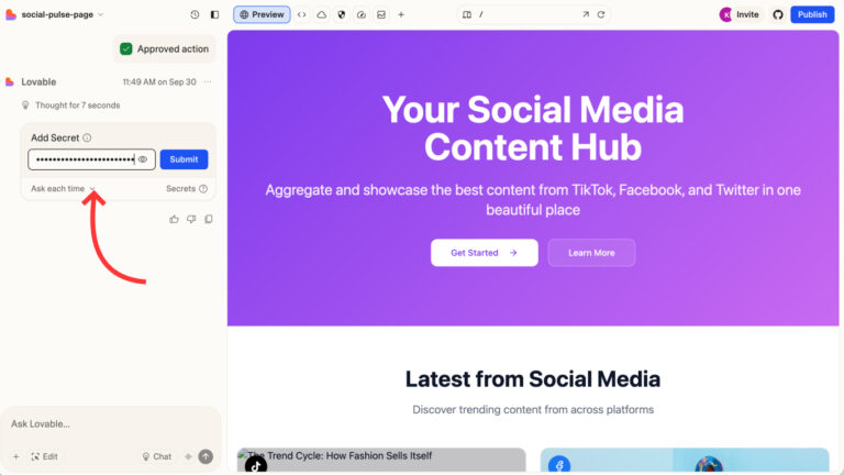 How to embed live Social Media Feeds in Lovable? - EmbedSocial