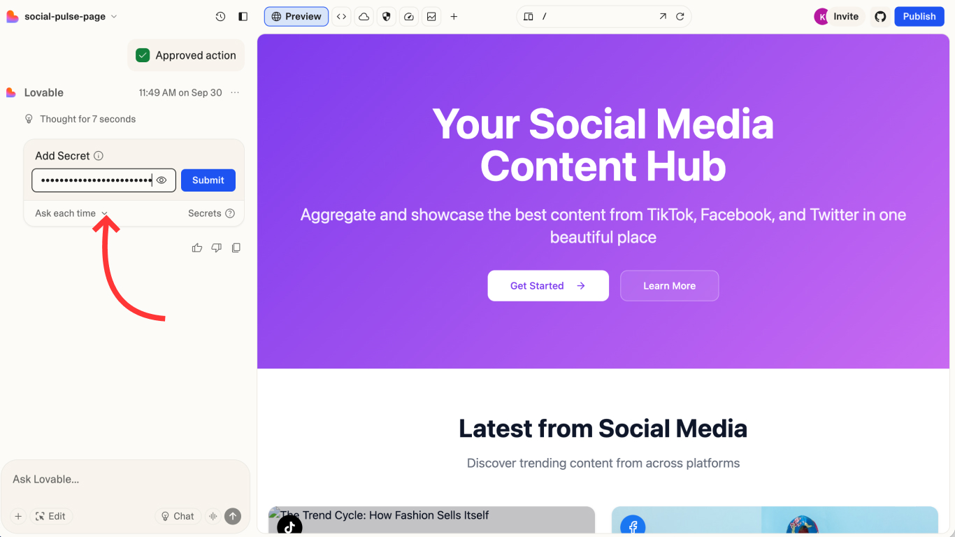 How to embed live Social Media Feeds in Lovable? - EmbedSocial